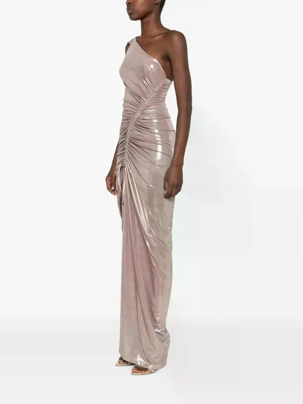 ATU BODY COUTURE One-shoulder Ruched Maxi Dress