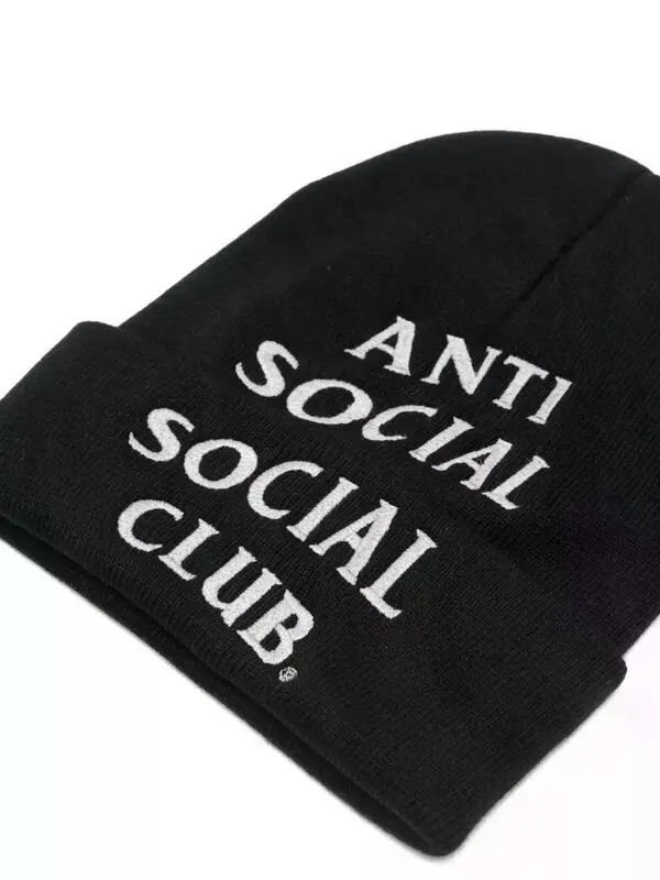ANTI SOCIAL SOCIAL CLUB Embroidered-logo Beanie