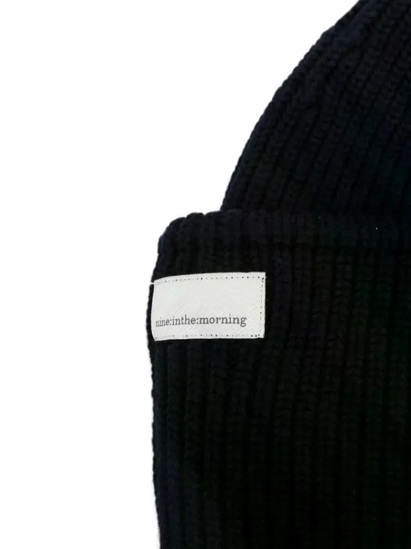 NINE:INTHE:MORNING Ribbed-knit Beanie Hat
