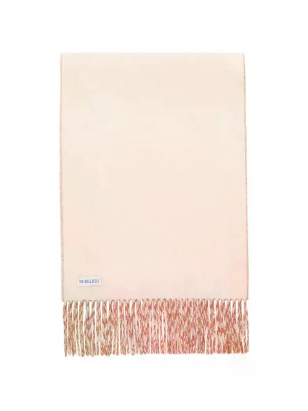 Burberry Knight Cashmere Scarf - Orange