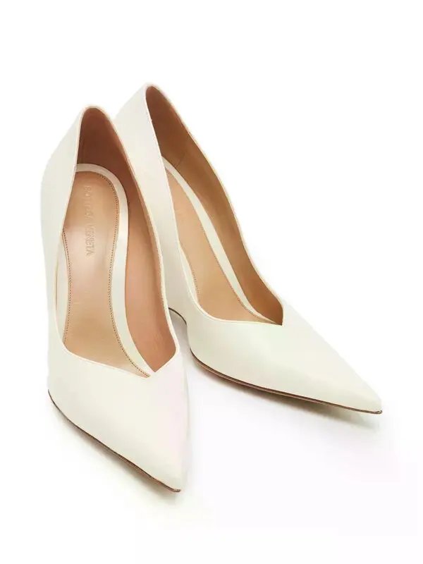 Bottega Veneta Punta Sculptural Wedge Pumps