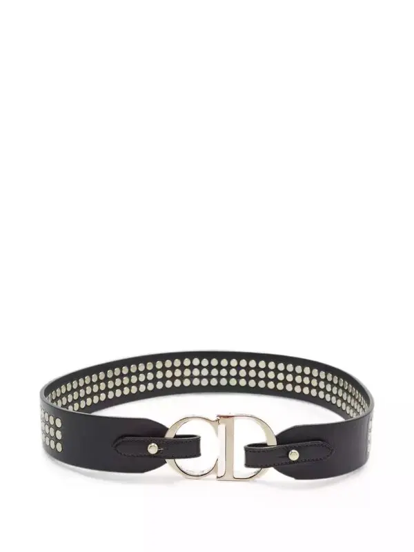 Dior Cd Logo Studded Belt
