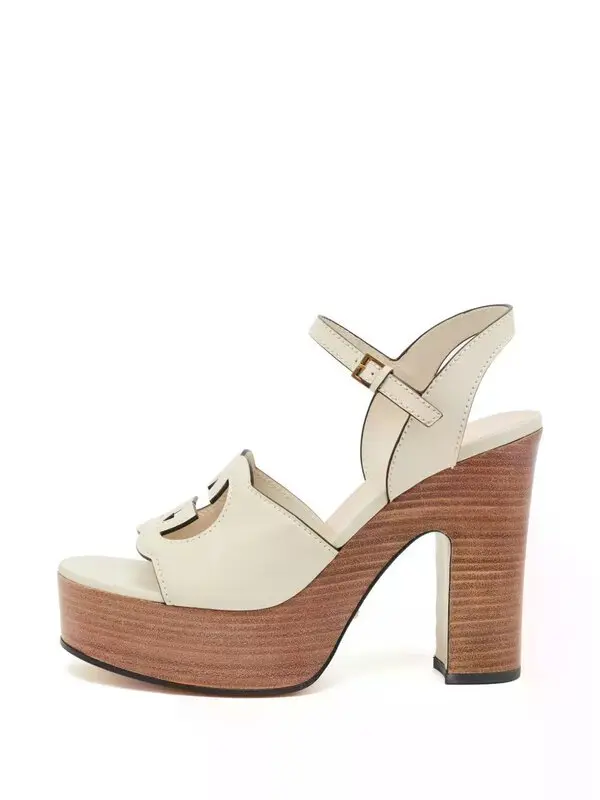 Gucci Interlocking G Ankle-strap Platform Sandals