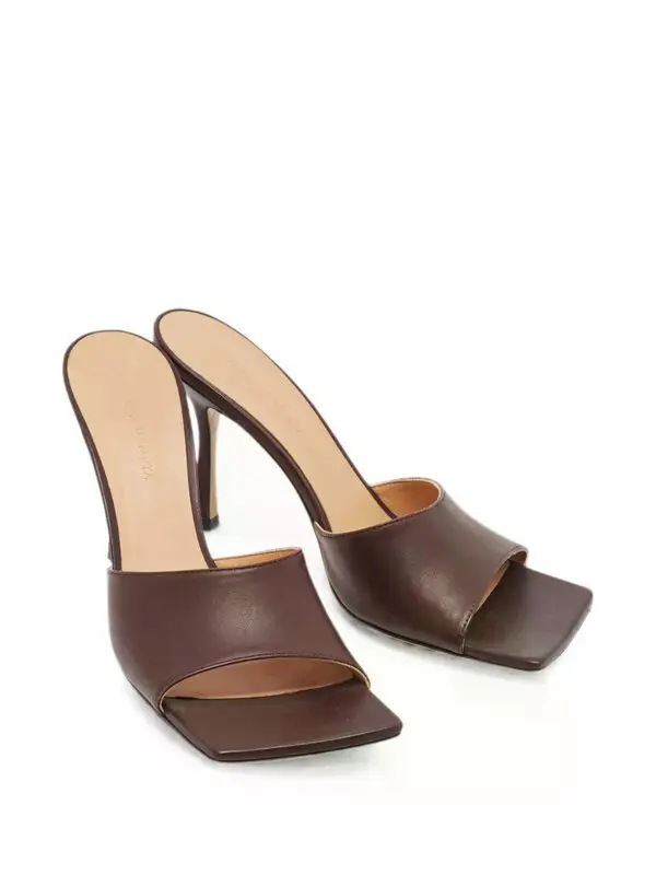 Bottega Veneta Stretch Square-toe Sandals