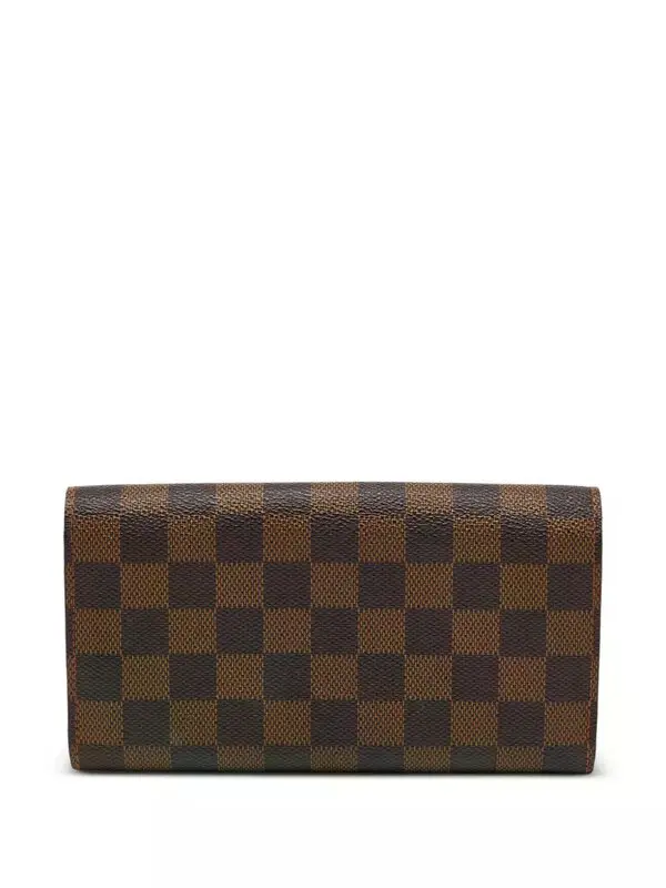 LOUIS VUITTON Sarah Damier Ebene Wallet