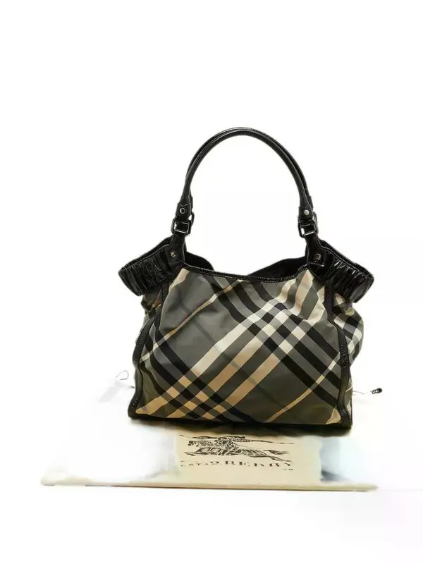 Burberry Beat Check Tote Bag