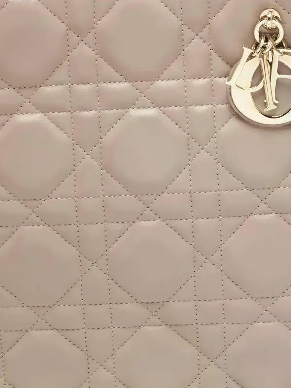 Dior Medium Book Macrocannage Tote Bag - Neutrals