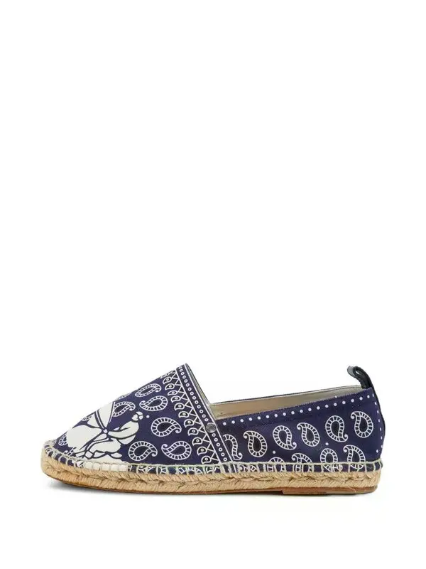 Hermès Printed Canvas Espadrilles