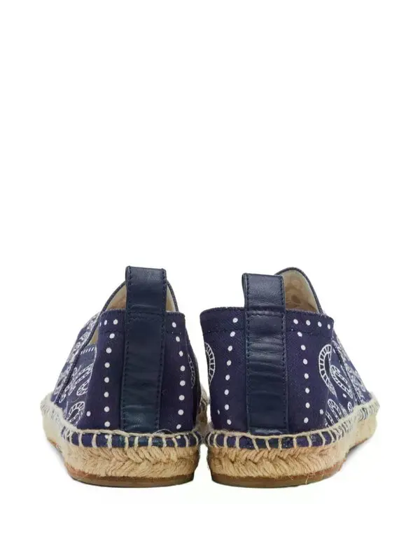 Hermès Printed Canvas Espadrilles