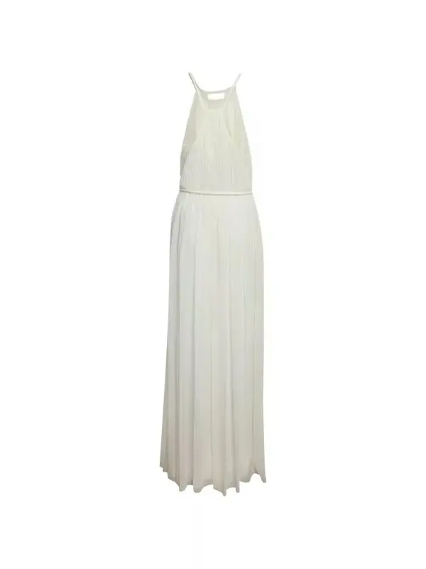 Alice + Olivia Halter-neck Sleeveless Maxi Dress