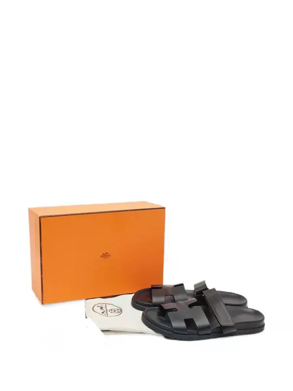 Hermès Chypre Touch-strap Sandals