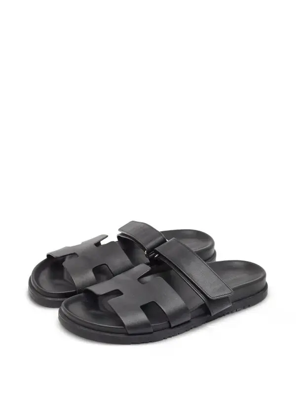 Hermès Chypre Leather Sandals