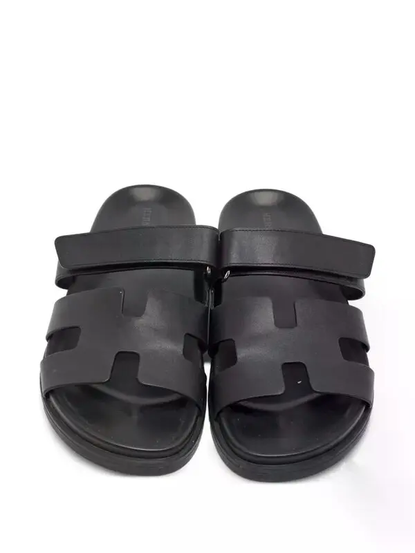 Hermès Chypre Leather Sandals