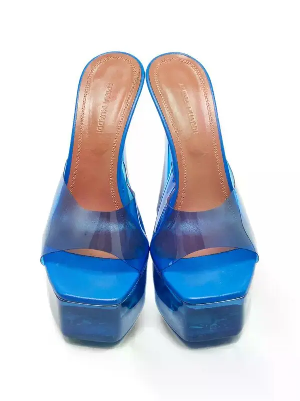 Amina Muaddi Dalida Platform Sandals