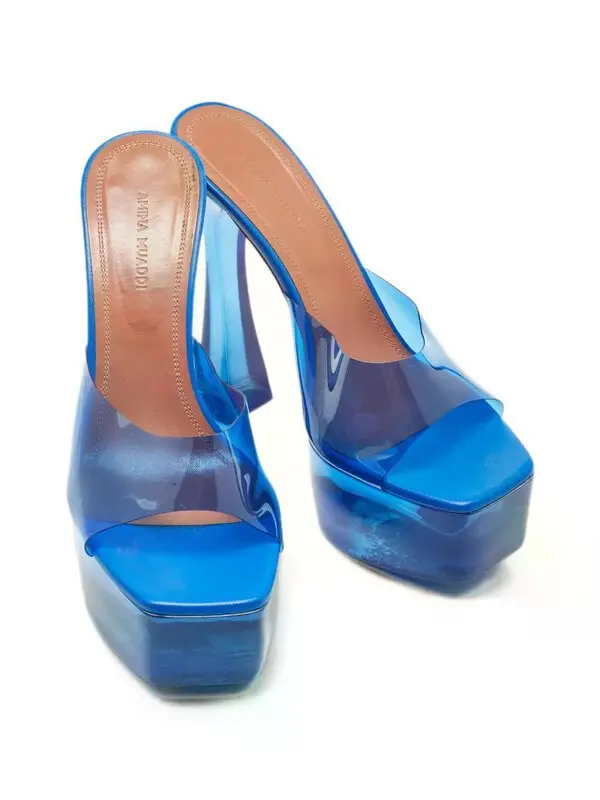 Amina Muaddi Dalida Platform Sandals