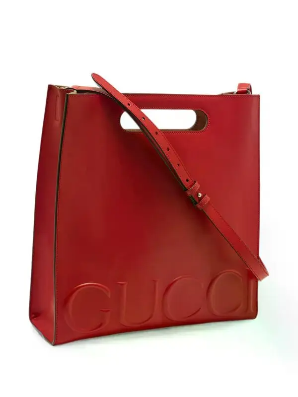 Gucci Logo-embossed Tote Bag