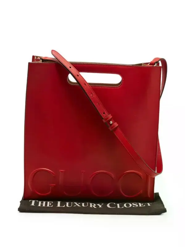 Gucci Logo-embossed Tote Bag