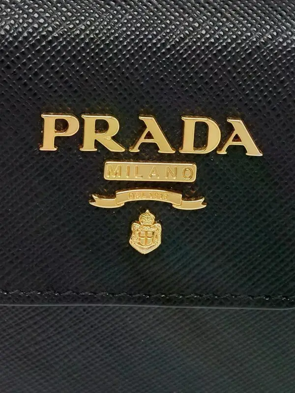 Prada Saffiano-leather Mini Clutch Bag