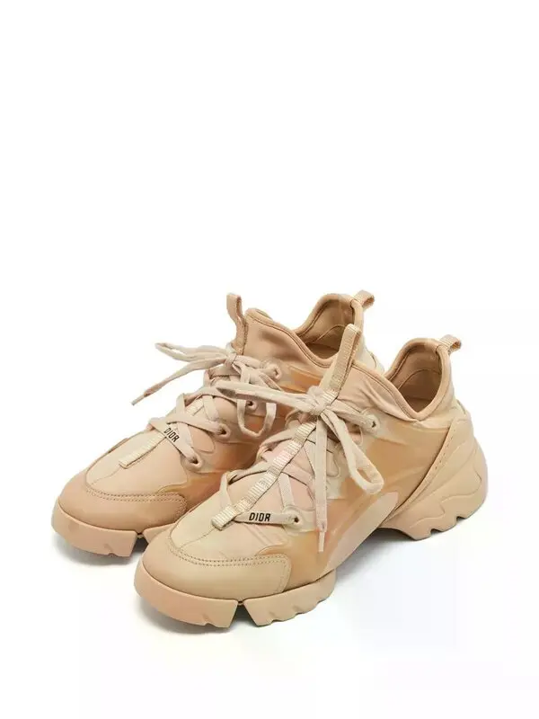 Dior D-connect Lace-up Sneakers - Neutrals