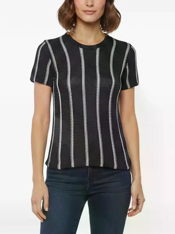 Theory Striped Knit Top