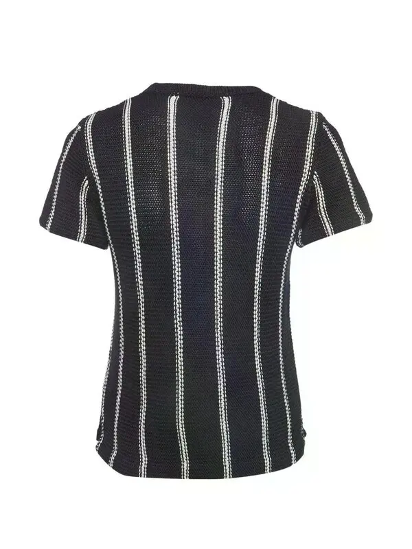 Theory Striped Knit Top