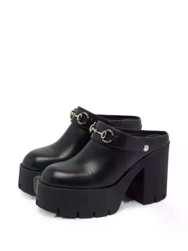 Gucci Horsebit Platform Mules