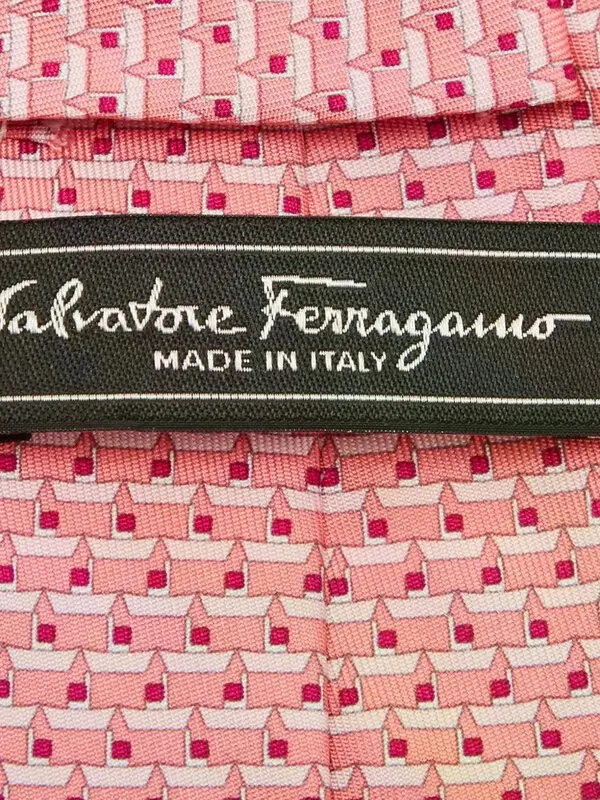 FERRAGAMO Printed Neck Tie