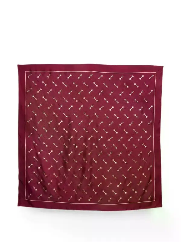 Gucci Gg Horsebit Monogram Scarf