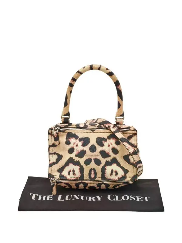 Givenchy Pandora Animal-print Shoulder Bag