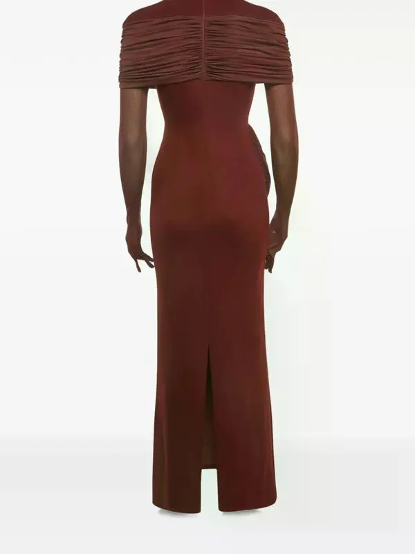 CHATS BY C.DAM Meydan Draped Maxi Dress