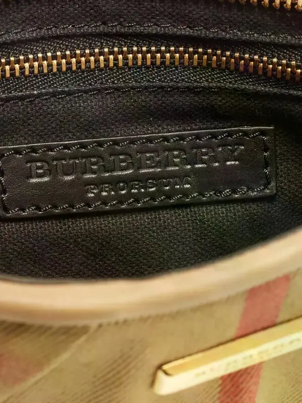 Burberry Knot-detail Check Shoulder Bag