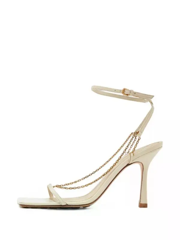 Bottega Veneta Stretch Square-toe Sandals