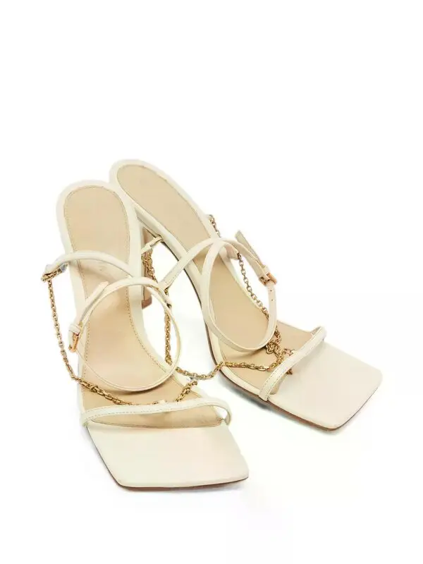 Bottega Veneta Stretch Square-toe Sandals