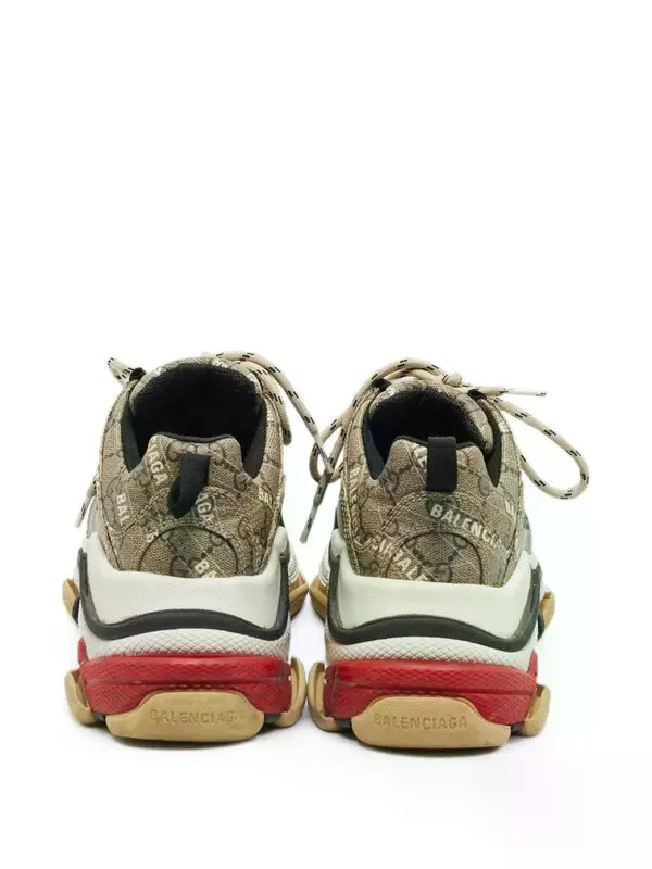 Gucci X Balenciaga Triple S Lace-up Sneakers