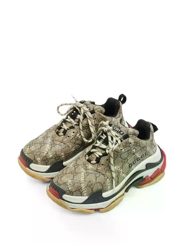Gucci X Balenciaga Triple S Lace-up Sneakers