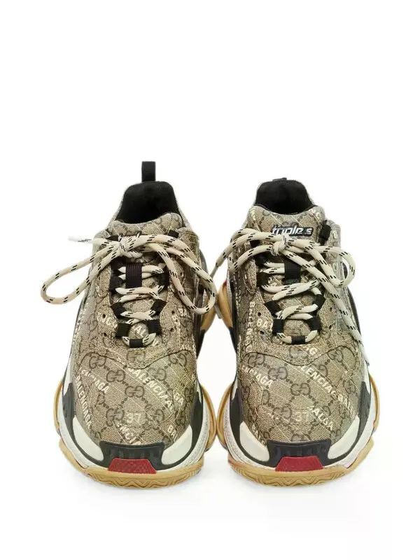Gucci X Balenciaga Triple S Lace-up Sneakers