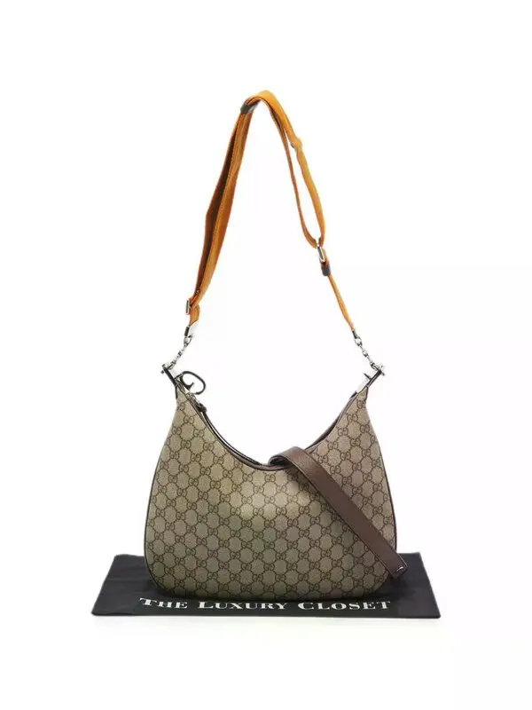 Gucci Medium Gg Supreme Attache Shoulder Bag