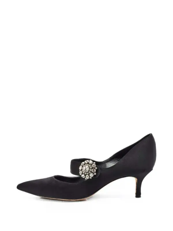 Manolo Blahnik Crystal-embellished Pumps