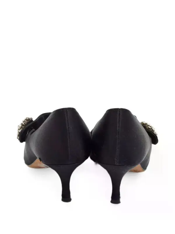 Manolo Blahnik Crystal-embellished Pumps