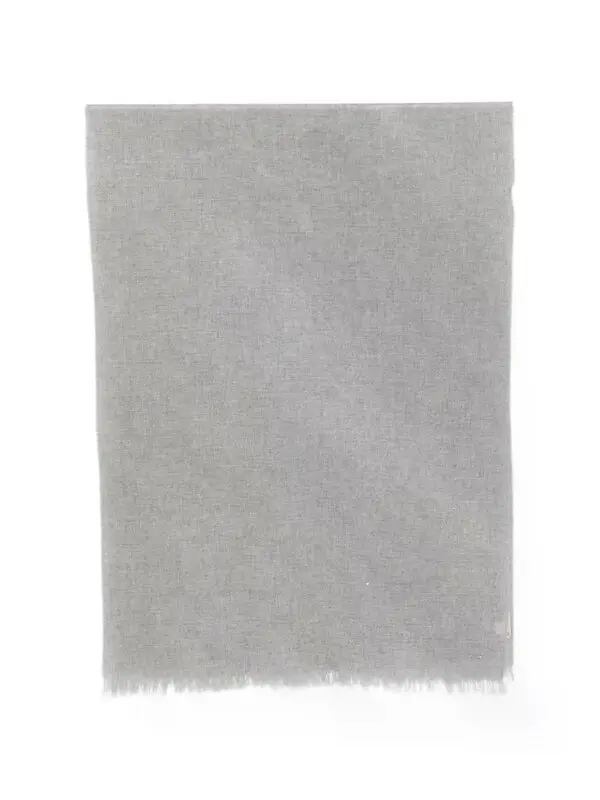 D'ANIELLO Sequin-embellished Frayed Scarf