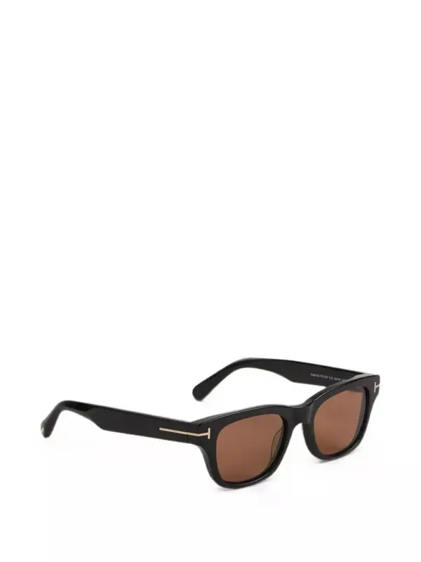 TOM FORD Square Frame Sunglasses With T-logo Detail