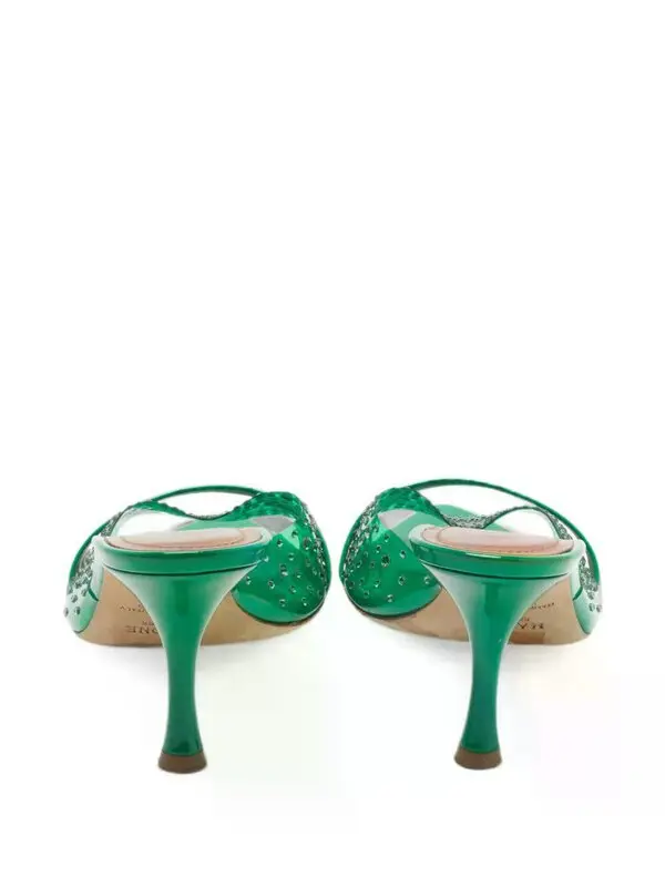MALONE SOULIERS Julia Crystal-embellished Mules
