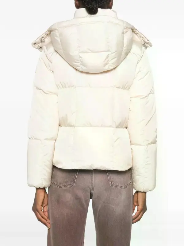 Moncler Hooded Padded Jacket - Neutrals