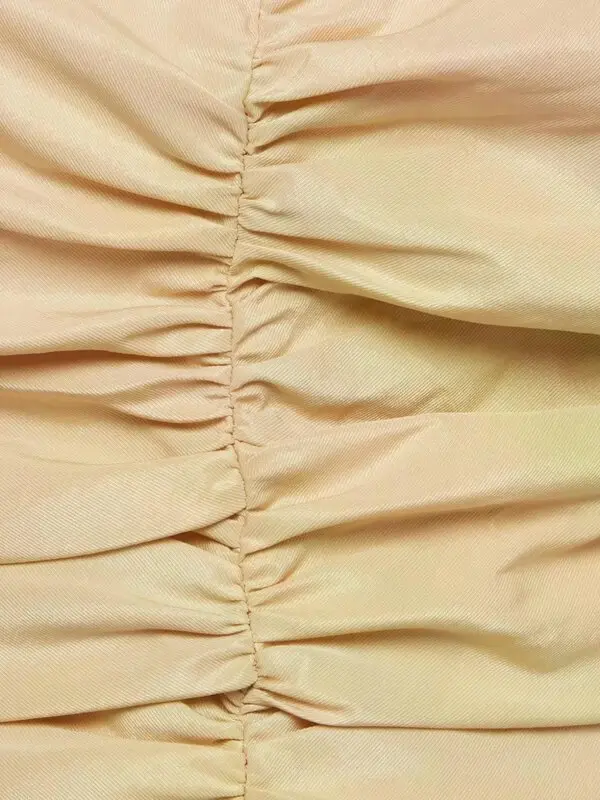 Elisabetta Franchi Ruffle Cropped Top