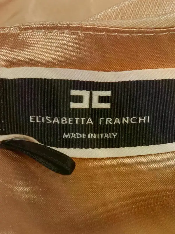 Elisabetta Franchi Ruffle Cropped Top