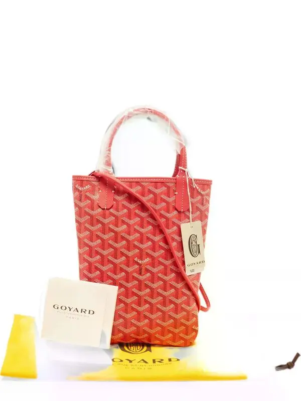 Goyard 2024 Poitiers Goyardine Tote Bag - Red