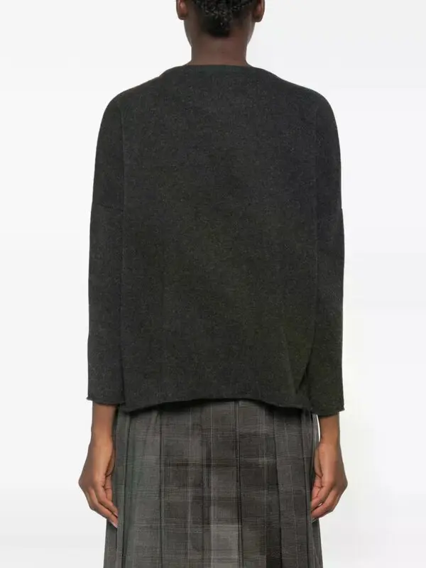 BEYOU Round-neck Drop-shoulder Sweater