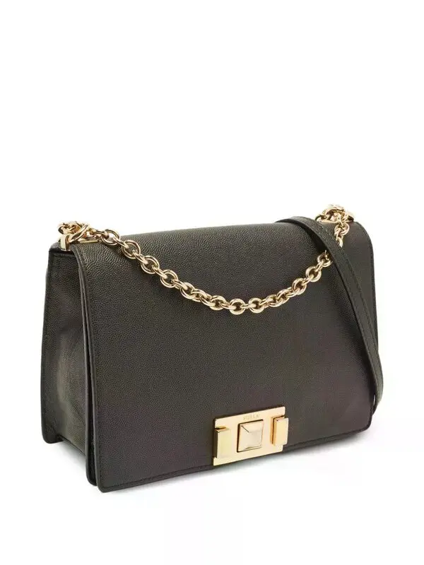 Furla Mimi Turn-lock Shoulder Bag - Black