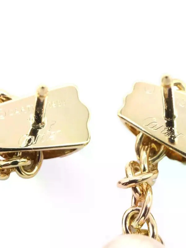 Cartier 2010s Trinity Pearl Earrings