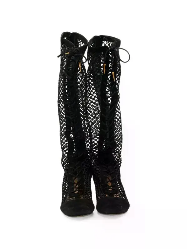 Dior D-naughitly Lace-up Boots